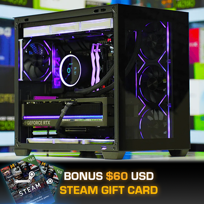 Prism Ultra Black | RTX 5080 ROG | Ryzen 7800X3D | Radium PCs
