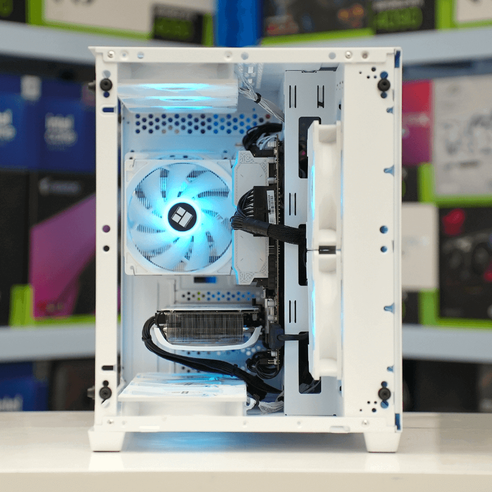 Prism Prime White | RX 9060 XT 16GB | Ryzen 7500F | Gaming PC